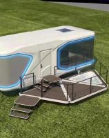 China Modern Design Prefabricated Steel Container Houses Space Pods Environmentally Friendly Villa Office Camping Courtyard Use for sale