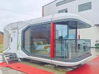 China Modern Design Prefabricated Steel Container Houses Space Pods Environmentally Friendly Villa Office Camping Courtyard Use for sale