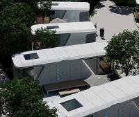 China Space Capsule Prefab Houses Unique and Stylish Residential Solution Vessel House for sale