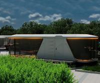 China Space Capsule Prefab Houses Unique and Stylish Residential Solution Vessel House for sale