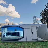 China Futuristic House Space Capsule Stylish Prefab Houses with Unique Space-Themed Design Modular Tiny House for sale