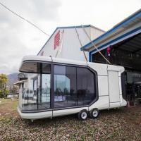 China Futuristic House Space Capsule Stylish Prefab Houses with Unique Space-Themed Design Modular Tiny House for sale