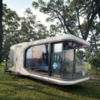 China Futuristic House Space Capsule Stylish Prefab Houses with Unique Space-Themed Design Modular Tiny House for sale