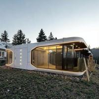 China Futuristic House Space Capsule Stylish Prefab Houses with Unique Space-Themed Design Modular Tiny House for sale