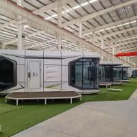 China Hot Sale Modern Studio Mobile Home S6 High Quality Waterproof Transport Modular Prefab Steel Structure House Space Capsule for sale