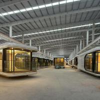 China Factory Direct Price Steel Structure Solar Energy Camping House Mobile Prefab Home Complete Prefabricated Space Capsule Modern for sale