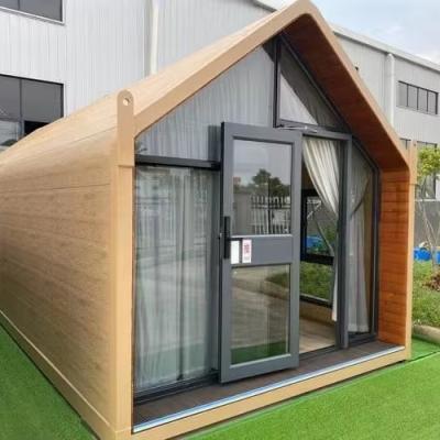 China Stylish Modern Orange Eco-Friendly Safe Lightweight Durable Sandwich Panel Prefab Container House 1-Year Warranty for Hotels for sale