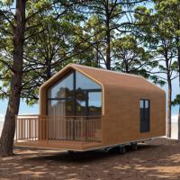 China Stylish Container Houses with Sandwich Panel Modern Design Eco-Friendly Durable Irregular Shape for Hotel Use for sale