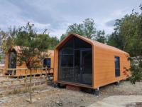 China Modern Eco Friendly Prefab Home Unique Triangle House Design Steel Container Steel Frame Sandwich Panel for Hotel Use for sale