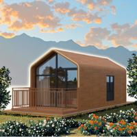 China Eco-Friendly Lightweight Steel Fabricated Container House with Sandwich Panel Construction Modern Design Durable Safe for Hotels for sale