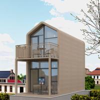 China Eco-Friendly Lightweight Steel Fabricated Container House with Sandwich Panel Construction Modern Design Durable Safe for Hotels for sale
