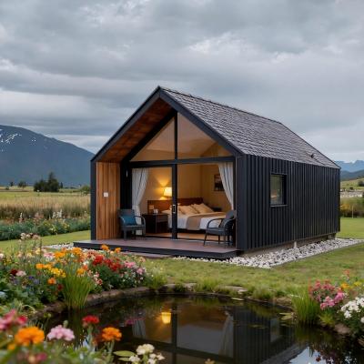 China High Quality A-Frame Prefab Steel Structure Durable Modern Design Triangle House for Villa Resort Fast Living Room Workshop for sale