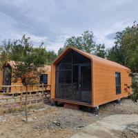 China Spacious a Frame Modular House With Soundproofing for Rural Tourism and Creative Studio Projects Customizable Living Space for sale