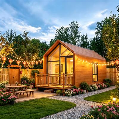 China Luxury a Frame Container House With Panoramic Views for Boutique Hotels and Private Getaways High Return on Investment Property for sale