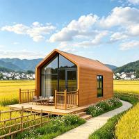 China Eco Friendly a Frame Prefab Villa With Energy Efficient Design for Sustainable Living and Holiday Rentals Low Maintenance Home for sale
