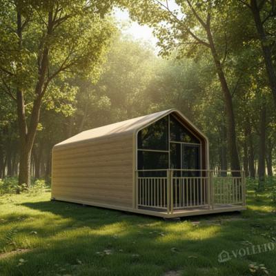 China Stylish Eco-Friendly Modern Prefab Home Safe Lightweight Steel Irregular House Durable Container for Hotel Use with Kitchen for sale