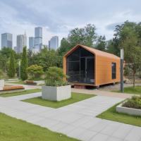 China Stylish Eco-Friendly Modern Prefab Home Safe Lightweight Steel Irregular House Durable Container for Hotel Use with Kitchen for sale