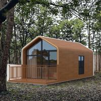 China Quality Choice Luxury Modern Unique Container Houses Steel Prefab Home Design Stylish Irregular Shape House for sale