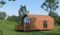 China Stylish Eco-Friendly Modern Prefab Home Safe Light Irregular Shape Steel Container for Hotel Office Shop Use for sale