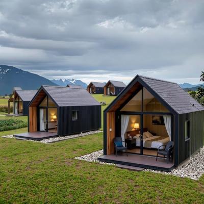 China Robust Anti-Corrosion Triangular Prefab Modular House for Temporary Backyard Outdoor Living Shelter Space Unit for sale
