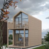 China Modern Stylish Eco-Friendly Prefab Steel Frame Container House Design for Hotels with Multi-Purpose Use for sale