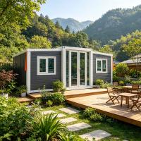China Portable Prefab Expandable Home for Outdoor Camping With Waterproof Roof and Insulated Walls for Remote Area Living Solution for sale