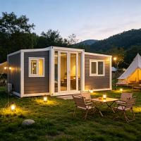 China High End Expandable Tiny House for Hillside Retreat With Energy Efficient Walls and Easy Transport Feature for sale
