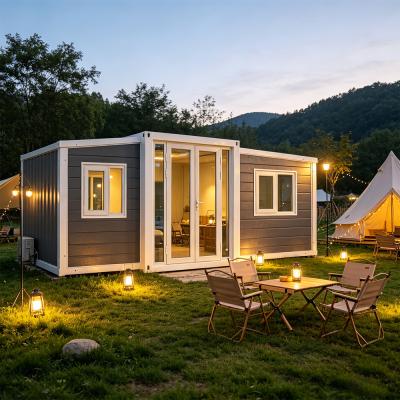 China High End Expandable Tiny House for Hillside Retreat With Energy Efficient Walls and Easy Transport Feature for sale