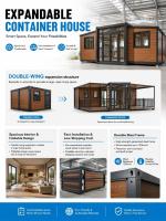China Expandable Container Room With Thermal Insulation and Waterproof Steel Structure for Resort Glamping Villa and Holiday Cabin for sale