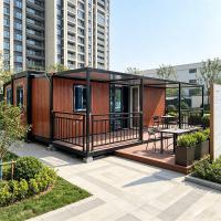 China Dual Wing Expandable Cabin With Quick Assembly Design and Thermal Insulation for Expandable Hotel Glamping Villa House for sale