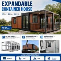 China Expandable Mobile Container Villa With Anti Corrosion Coating and Steel Frame for Expandable Beach Resort Villa Container for sale