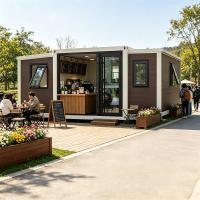 China Multi Functional Expandable Container Villa With Spacious Interior Layout and Weather Resistant Finish for Suburban Living for sale
