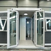 China Modern Expandable Container Room With Large Glass Windows and Quick Assembly Design for Site Office and Temporary Living Unit for sale