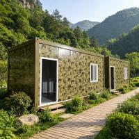 China Remote Area Modular Prefab Folding House Durable Reusable for Mining Camp Field Office Temporary Living Space for sale