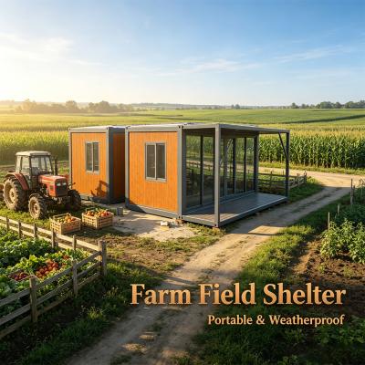 China Foldable Modular Container Villa High End Finished Tiny House With Rock Wool Insulation for Resort and Rural Accommodation for sale