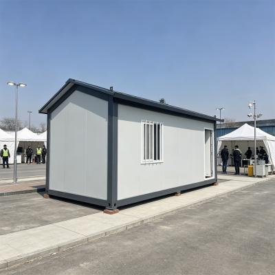 China Emergency Shelter Rapid Deployment Folding Box House With Waterproof Roof and Stackable Units for Disaster Relief for sale