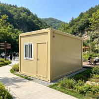 China Emergency Shelter Rapid Deployment Folding Box House With Waterproof Roof and Stackable Units for Disaster Relief for sale
