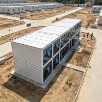 China Modular Warehouse Storage Fast Install Steel Frame Container House With Reusable Design for Factory Expansion for sale