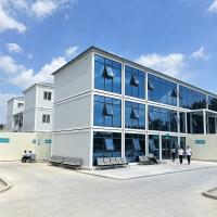 China Fast Assembly Bolt Connected Prefab Box House Windproof Reusable Low Foundation Cost Efficient Modular Unit for Temporary Use for sale