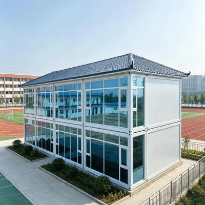 China School Classroom Temporary Learning Space Bolt Fixed Modular Room With Soundproof Walls and Easy Relocation for Campus Expansion for sale