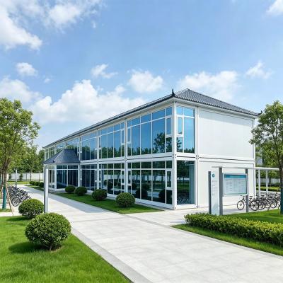 China Durable Steel Structure Modular House With Thermal Insulation for Construction Site and Worker Dormitory Fast Setup Cabin for sale
