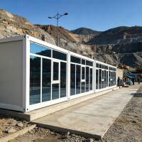 China Construction Site Temporary Office Packing Box House Modular Prefab Design Quick Assembly Stackable Transport Low Cost Durable for sale