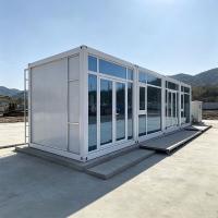 China Emergency Shelter Packing Box House Fast Deployment Weatherproof Steel Frame Long Service Life for Disaster Relief Zones for sale