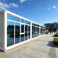 China Industrial Project Site Packing Box House With Fireproof Sandwich Panel and Stackable Design for Onsite Management Office for sale
