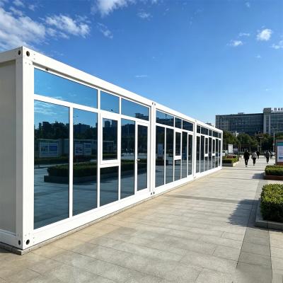 China Industrial Project Site Packing Box House With Fireproof Sandwich Panel and Stackable Design for Onsite Management Office for sale