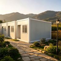 China Scenic Area Tourist Center Glass Wall Packing Box House With Thermal Insulation and Easy Relocation for Visitor Information Hub for sale