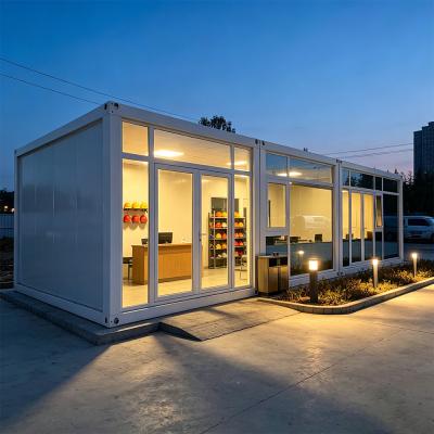 China Modular Packing Box House With External Washbasin and Steel Frame for Construction Site Worker Dormitory and Labor Camp for sale