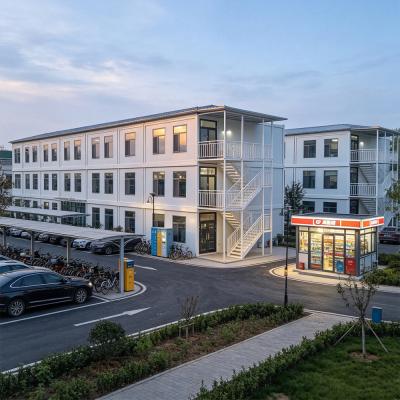 China Environmental Protection Low Cost Recycle Packing Box House Parking for Construction Site Dormitory and Labor Camp Unit for sale