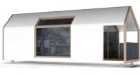 China Customized 20FT European Design Prefab Home Fast Assembly Portable Storage Futuristic House for sale