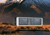 China Single-Use Steel Structure Container Home Prefab House for Office or Camping Futuristic House for sale